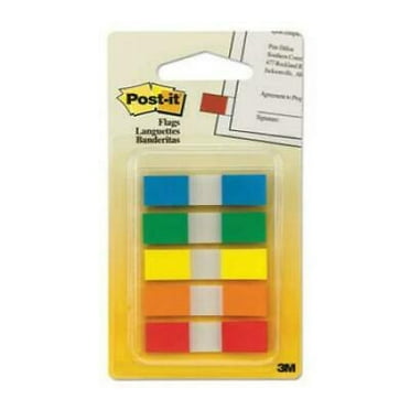 Post-It®, MMM680SH4VA, Message Flag Value Pack - 4 Dispensers Plus Two ...