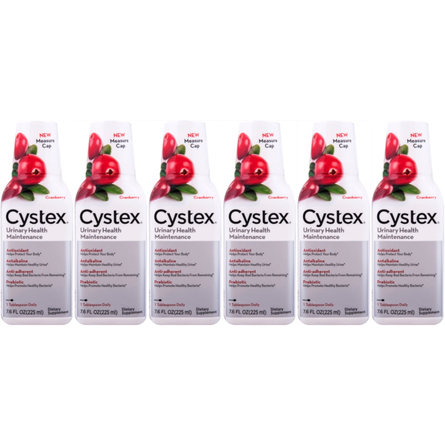 6 Pack - Cystex Urinary Health Cranberry Flavor 7.6oz Each - Walmart.com