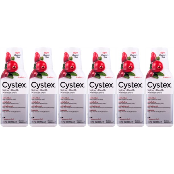 6 Pack - Cystex Urinary Health Cranberry Flavor 7.6oz Each - Walmart ...