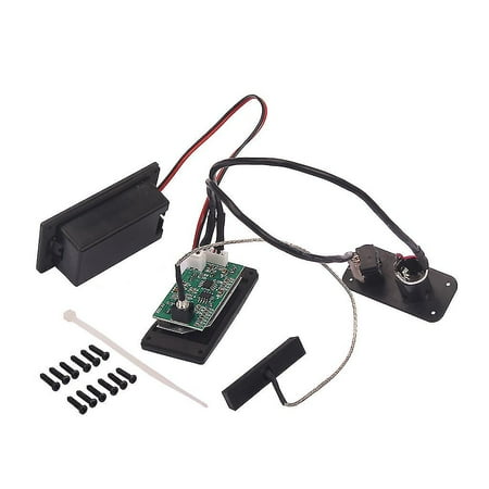 1 Set Electric Violin Fiddle Silent Eq Piezo Pickup Preamp String ...