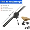 3D Hologram Fan 42CM WiFi 3D Holographic Projector Advertising Display ...