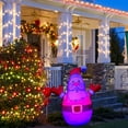 31 4in Christmas Inflatable Santa Claus Outdoor Decorations Eco
