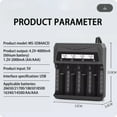 18650 BATTERY CHARGER - BATTERY CHARGER FOR 4X18650 LITH AND AA/AAA ...