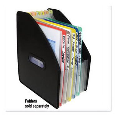 C-Line Vertical Expanding File, 13-Pocket, 10" Expansion, Letter, Poly ...