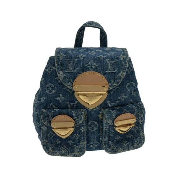 Pre-Owned Louis Vuitton LV Remix (Monogram Denim) Venice Backpack ...