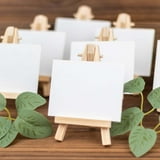 Efavormart 10 Pack | 5" Natural Mini DIY Tabletop Wooden Display Easel ...