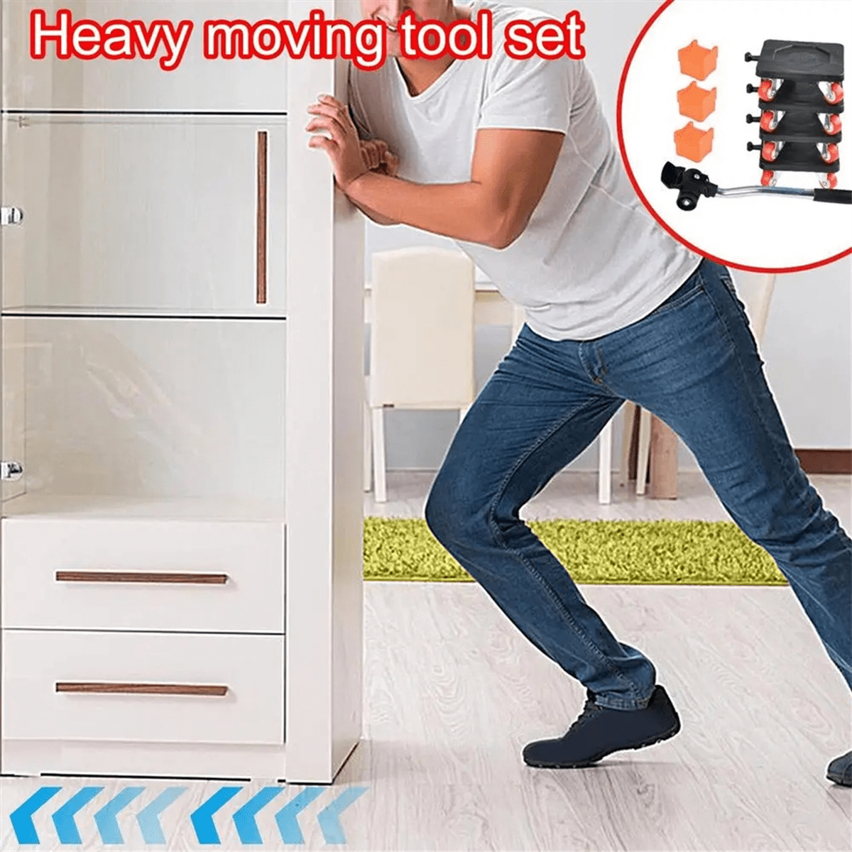 Click here for Unbranded 8pcs Heavy Mover Rolling Home Tool With... prices