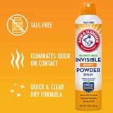 Arm & Hammer Invisible Odor Defense Body Powder Spray, 7 oz - Walmart.com
