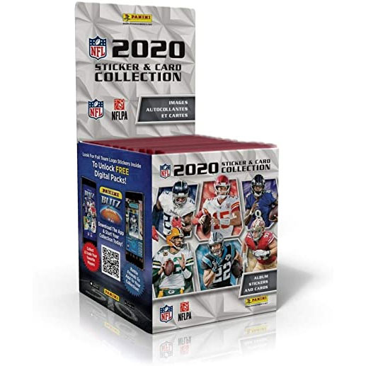 Panini - 2020 NFL Sticker Collection - BOX (50 Packs) - Walmart.com