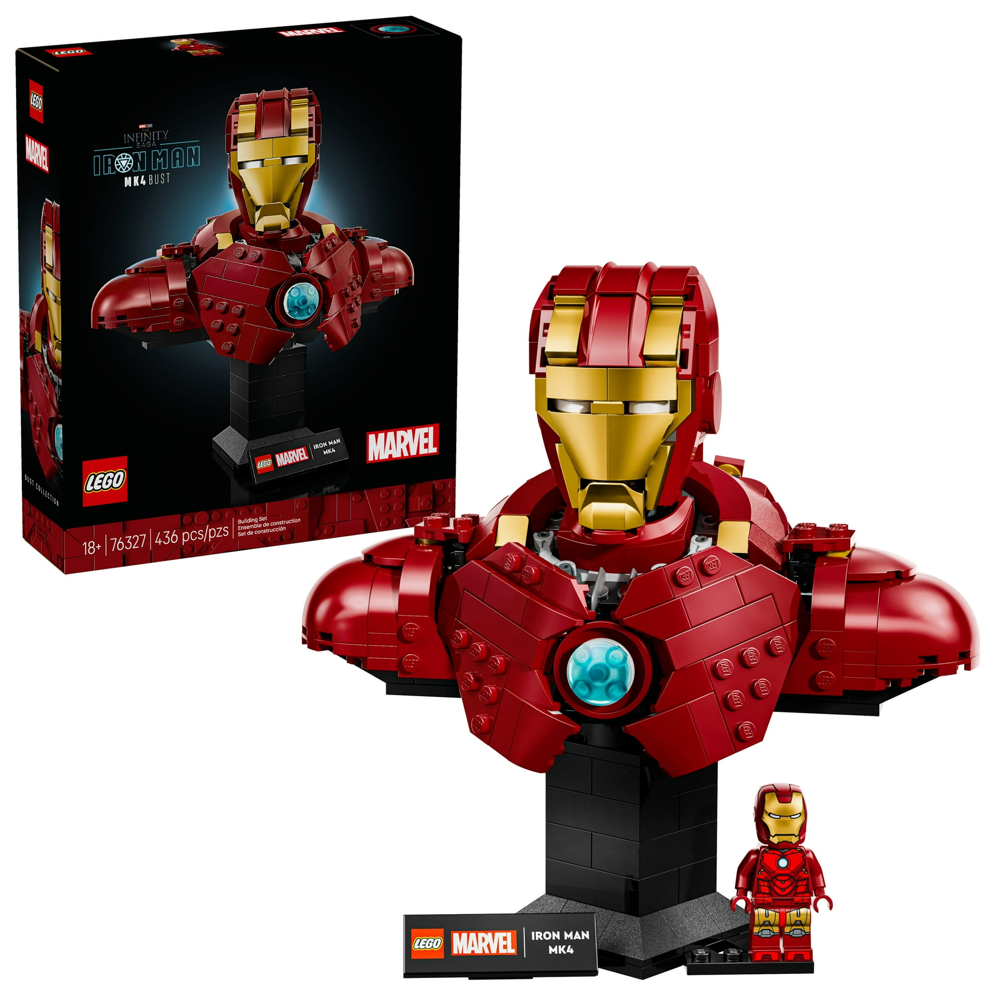 Click here for Lego Marvel Iron Man Mk4 Bust - Building Kit For A... prices