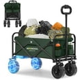 Slsy Electric Foldable Wagon Collapsible with 8" All-Terrain Wheel ...