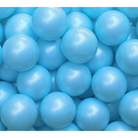 Pack of 100 Macaroon-Blue ( Baby-Blue ) Color Jumbo 3" HD Commercial ...