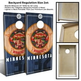 Skip's Garage Minnesota State Flag 2.0 Cornhole Boards - Includes Wraps ...