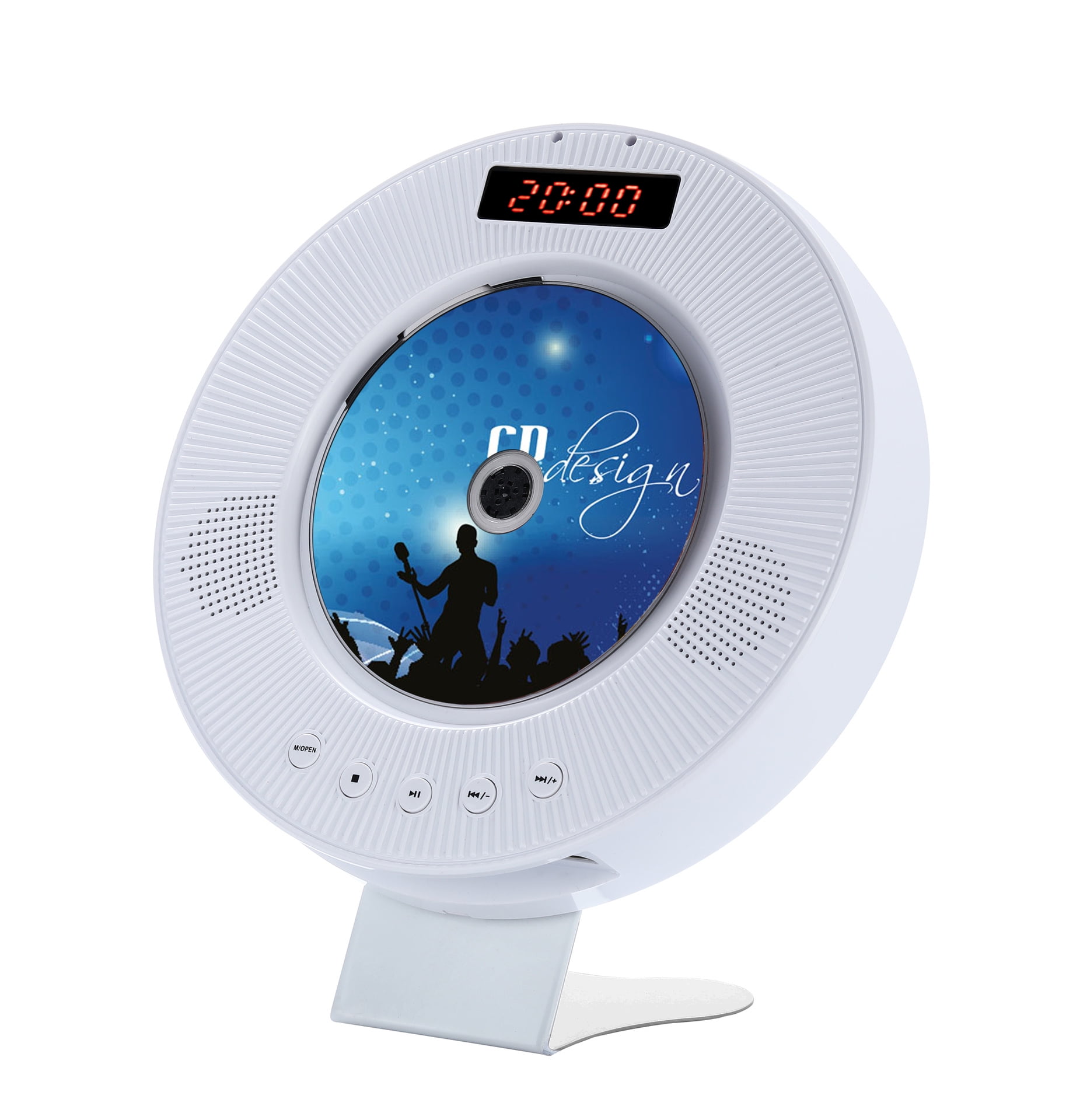 Portable CD Player with Speakers and Built-in Lithium Battery and ...