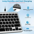 XIHAMA Bluetooth Keyboard, Ultra-Slim Wireless Keyboard for iPad ...