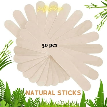 Large Natural Wood Craft Sticks, Craft Supplies, Misc Bulk Craft ...