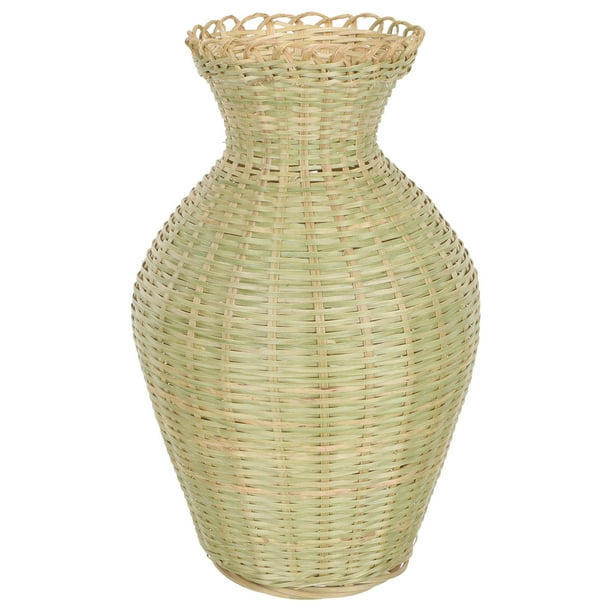 Tall Rattan Planters