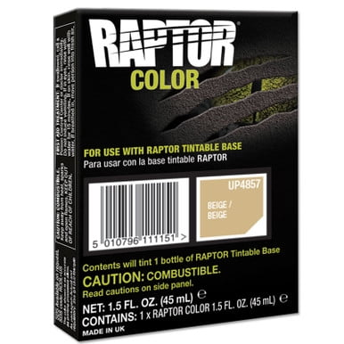 UPOL Raptor Bed-liner System Hardener - 1 Liter for U-Pol Raptor Kit ...