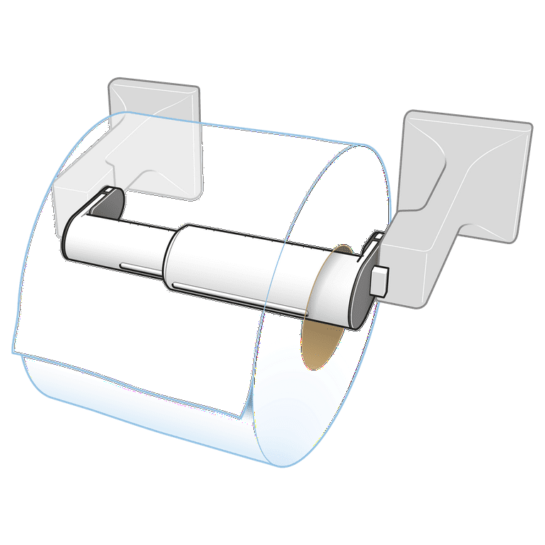 Toilet Paper Roll Holder Extender