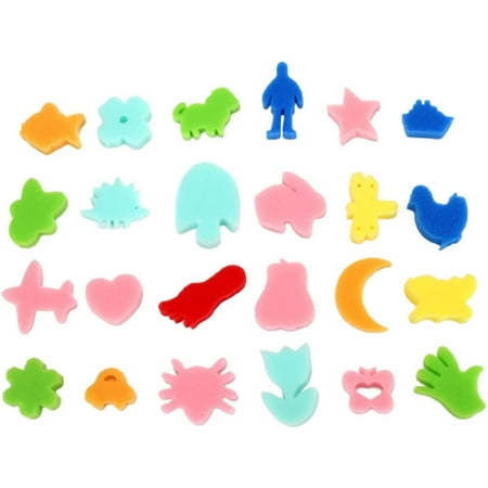 Painting Sponge Shapes Animal Shaped Drawing Sponges Brushes Craft for ...