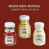 Heinz Mini Bottle Variety Pack, 2.25oz Ketchup, 1.8oz Mayonnaise, 2oz ...