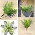 General Artificial Plants, Fake Palm Tree Tropical Shrubs 2 Pack ...