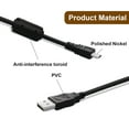 LINYAN-UC-E6 USB Cable Replacement USB Camera Transfer Data Charging ...