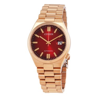 Citizen Men's Eco-Drive Crystal Accent Gold-Tone Watch and Bracelet Box ...