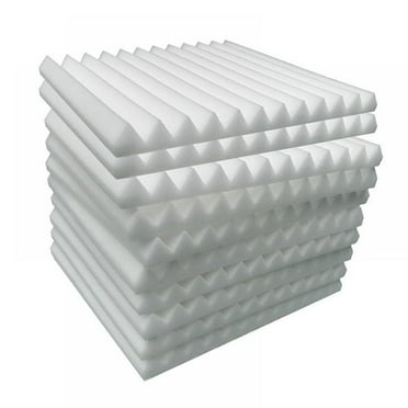 72 Pack Acoustic Panels for Walls, 1" x 12" x 12" Wedge Sound Absorbing ...
