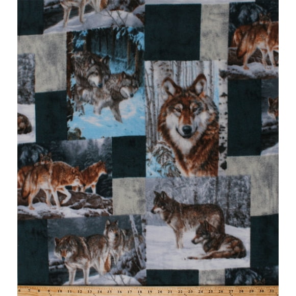 Wolf Fleece Fabric