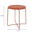 Mainstays Foldable Round Side Table, Red - Walmart.com