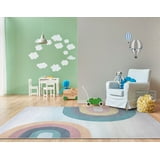 Well Woven Kids Rugs Kaleidoscope Rainbow Modern Multi Color Printed ...