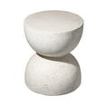 "Glitzhome 17.75"" MGO Stool - Multi-functional Faux Terrazzo Garden ...
