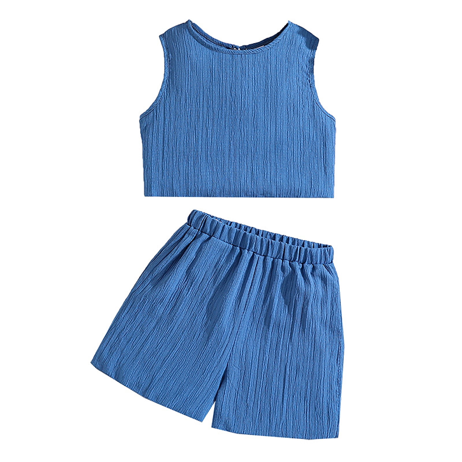 Click here for Huaiyyyy Kids Cute Summer Outfits Sleeveless Casua... prices