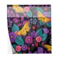 BZSMCE Yellow Butterfly Pattern Pattern Bathroom Shower Curtain Set ...