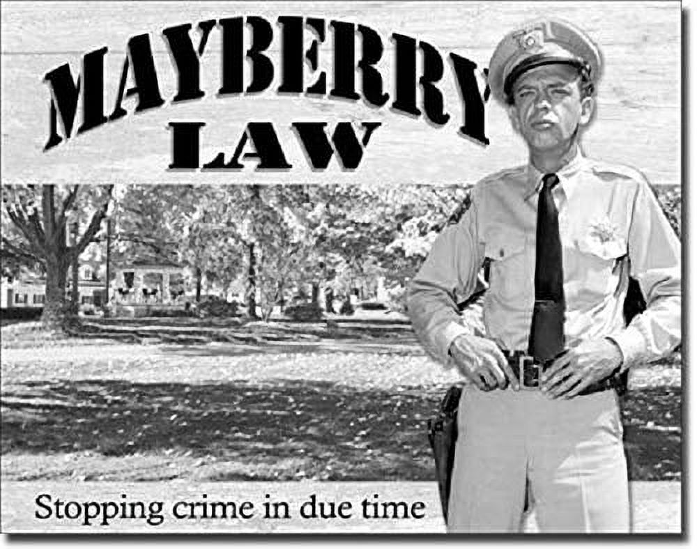 Size: 16" x 12" Andy Griffith Show Mayberry Law Barney Fife Classic TV ...