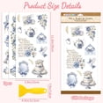 3Pcs PVC Waterproof Decorative Stickers Self Adhesive Decals for ...