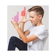 Gongc Giant Foam Hands Mini Fingers Sports Party Favors (6Pcs ...