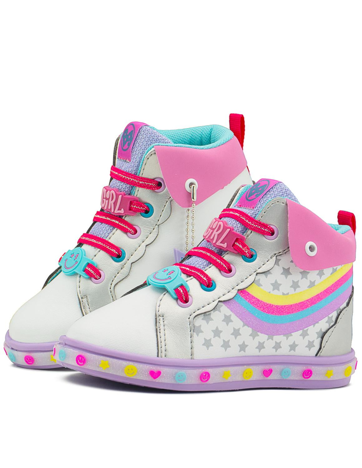 Tenis bota Bubble Gummers Tamara I Arcoiris Blanco Lila 17 | Bodega Aurrera en línea