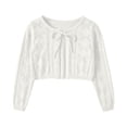 ATORRE Toddler Baby Girl Sweater Shrug 2026 Summer Sweet Cut-Out Long ...