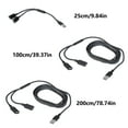 2 Port USB Splitter Male to Double Female Extender for Efficient ...