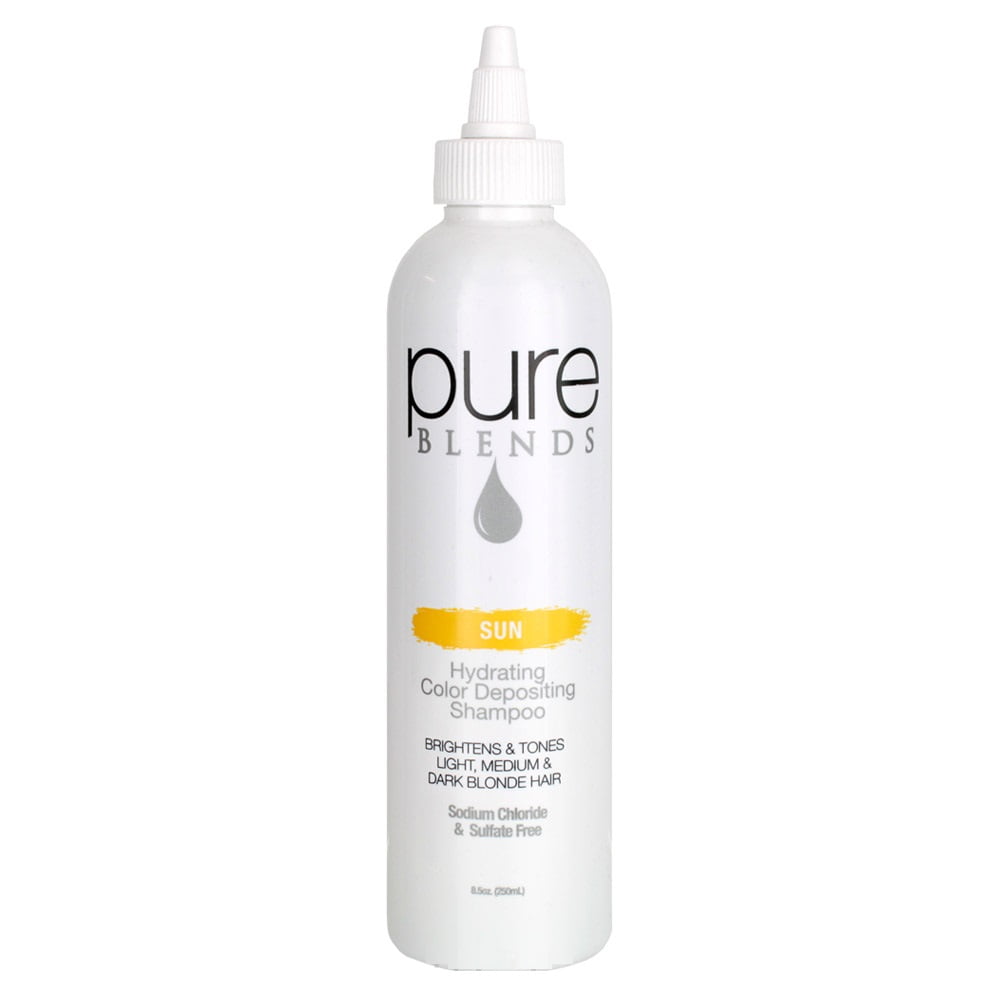 Pure Blends Hydrating Color Depositing Shampoo - Sun (Size : 8.5 oz ...