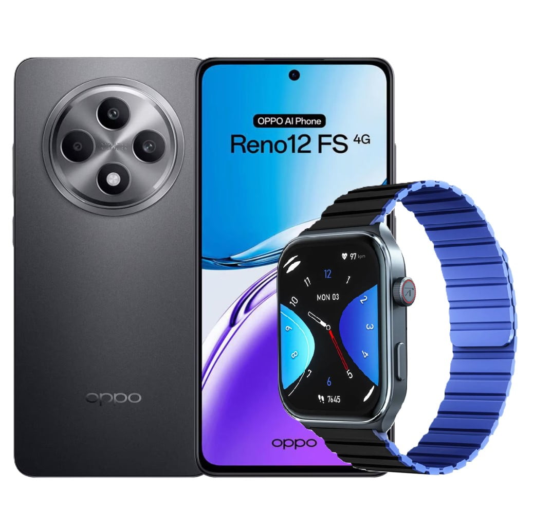 Smartphone Oppo Reno12 FS 4G 8GB RAM 512GB Matte Gray + Kieslect Ks2 ...