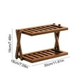 Bamboo Shoe Rack, Wood Cup Mug Holder, Small Rack Perfect for Corridors ...