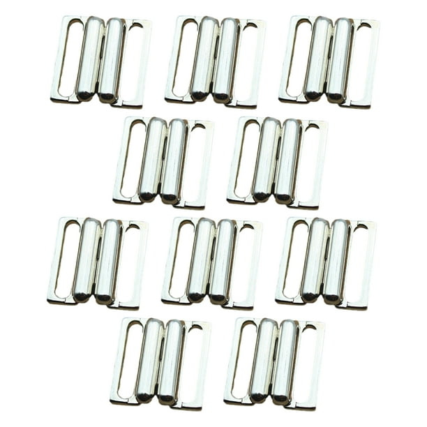 mmirethe 10pieces Fastener Strap Lingerie Slider Buckle Easy To Connect ...