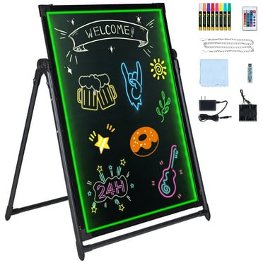 Free Shipping! BENTISM LED Message Writing Board 32"x24" Illuminated ...