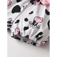 Baby Girl Clothes Ruffle Letter Cow Print Short Sleeve Romper + Shorts ...