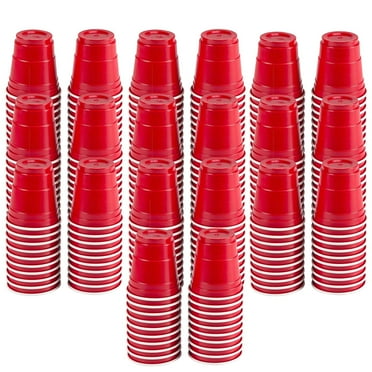 2oz Mini Red Disposable Cups (100 ct) Great for Parties, Picnics ...
