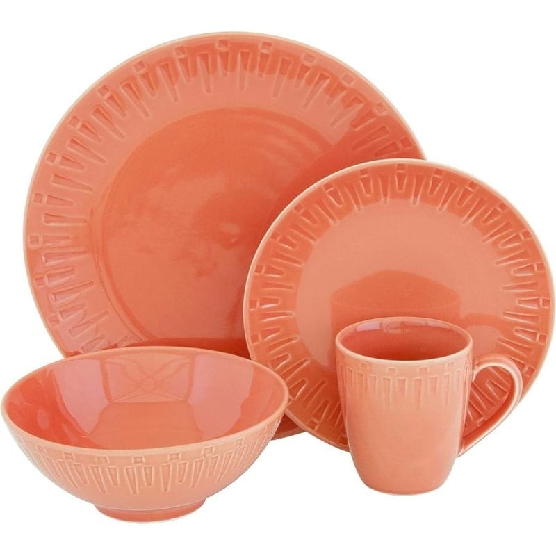 Sango Contempo Spice 16 Piece Dinnerware Set, Service for 4 - Walmart.com