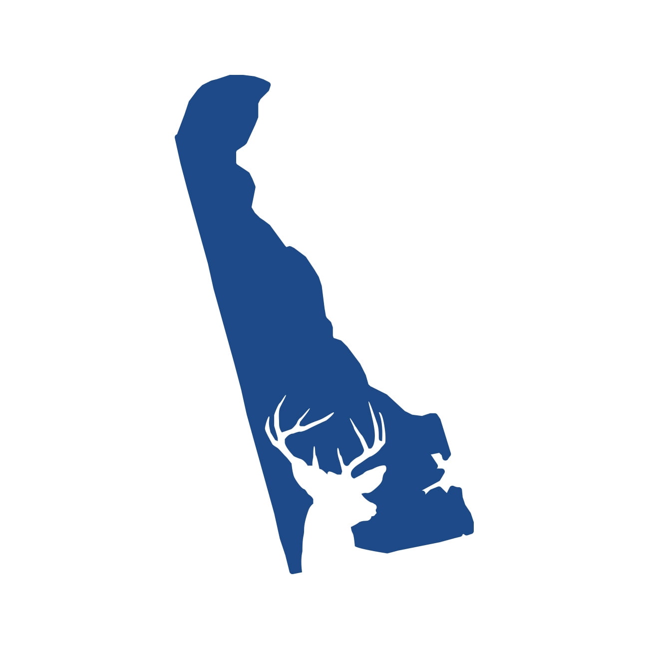 Delaware Deer State Sticker Decal Die Cut - Self Adhesive Vinyl ...